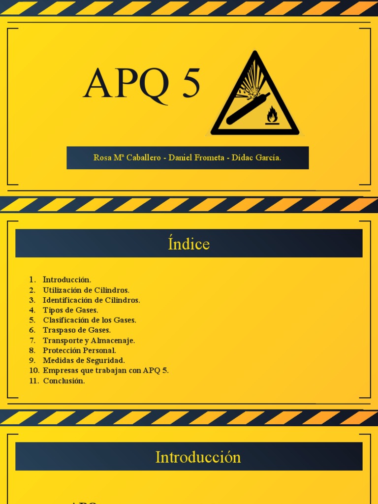 Apq 5 Presentación. | PDF | Gases | Presión
