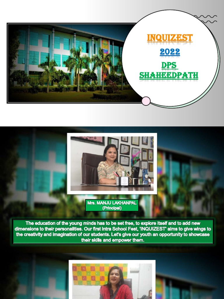 Inquizest 2022 DPS Shaheed-Path | PDF