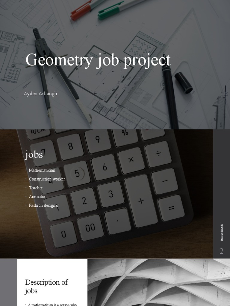 Geometry in Various Careers | PDF | Teachers | Mathematician