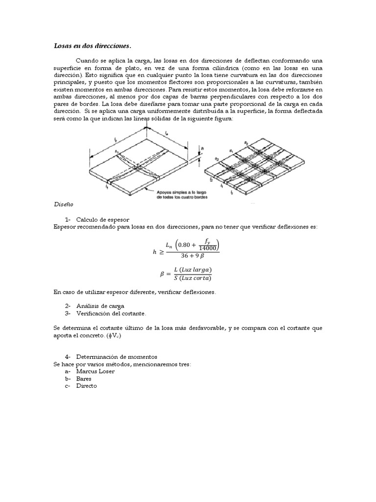 Losas en Dos Direcciones | PDF | Ingeniero civil