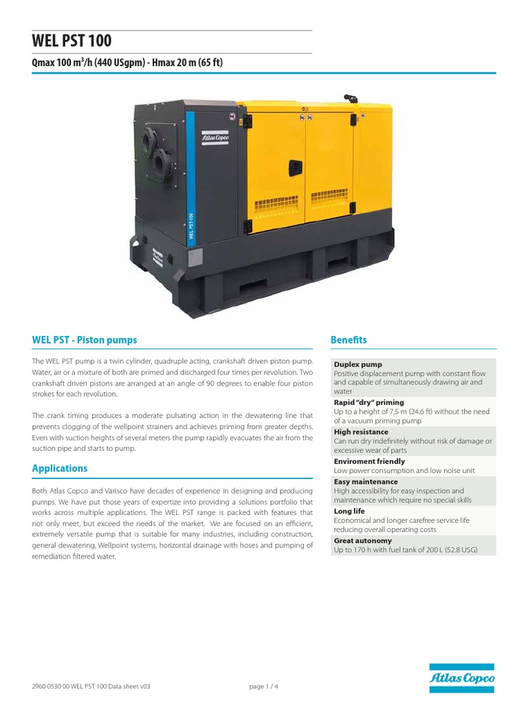 Product Reference Sheet WEL PST 100 CNP ITH 2960 0530 00 EN | PDF ...