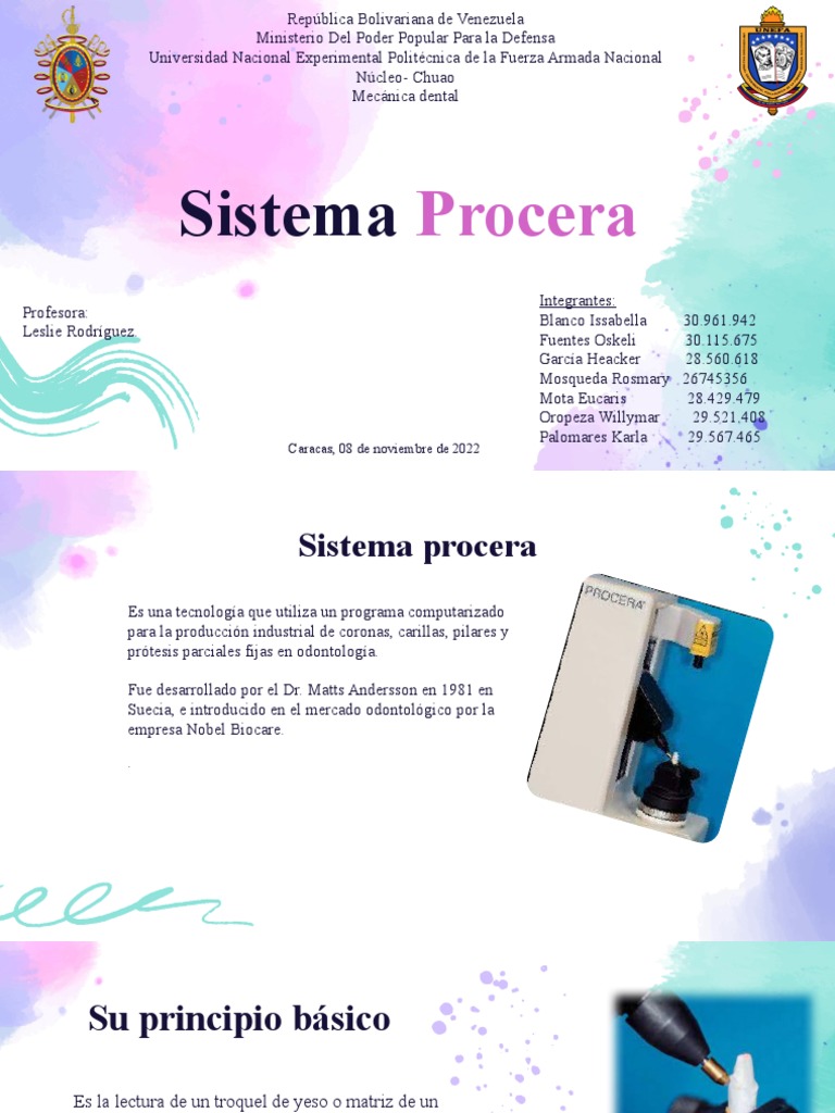 Sistema Procera - 073247 | PDF | Dentadura postiza | Materiales
