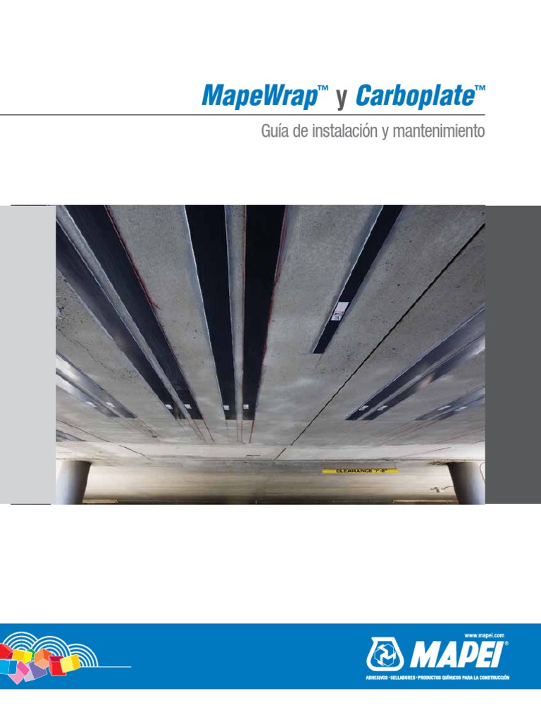 MapeWrap y Carboplate Guía | PDF | Hormigón | Corrosión