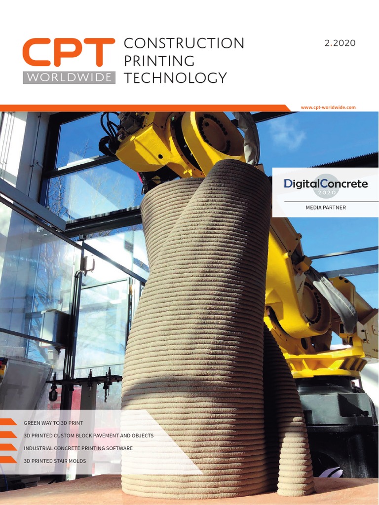 Construction Printing Technology: Worldwide | PDF | 3 D Printing | Concrete
