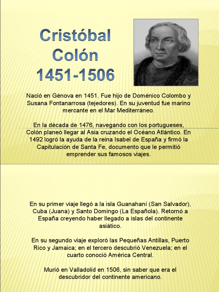 Cristobal Colon | PDF