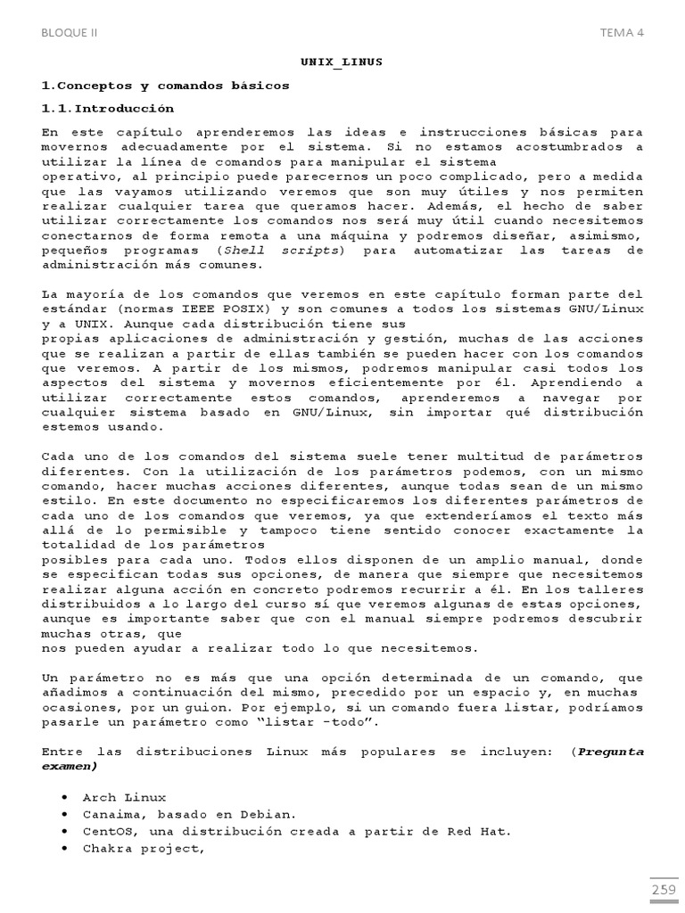 Introducción a UNIX y GNU/Linux | PDF | Archivo de computadora | Contraseña
