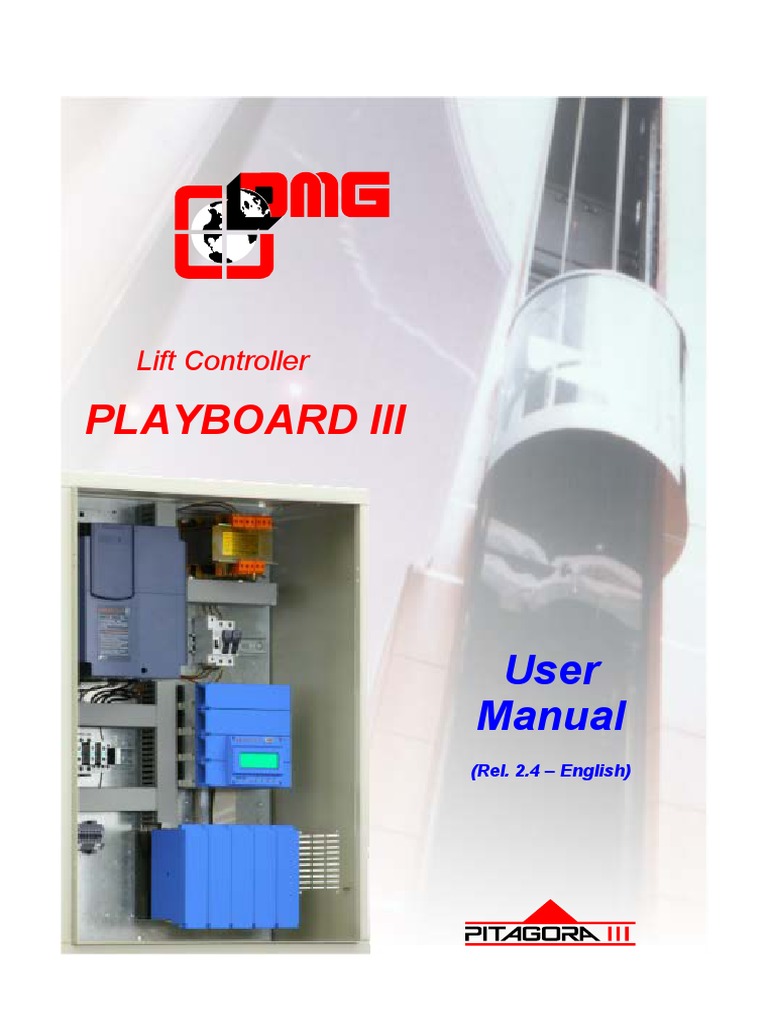 Playboard Iii: User Manual | PDF | Elevator | Electric Motor