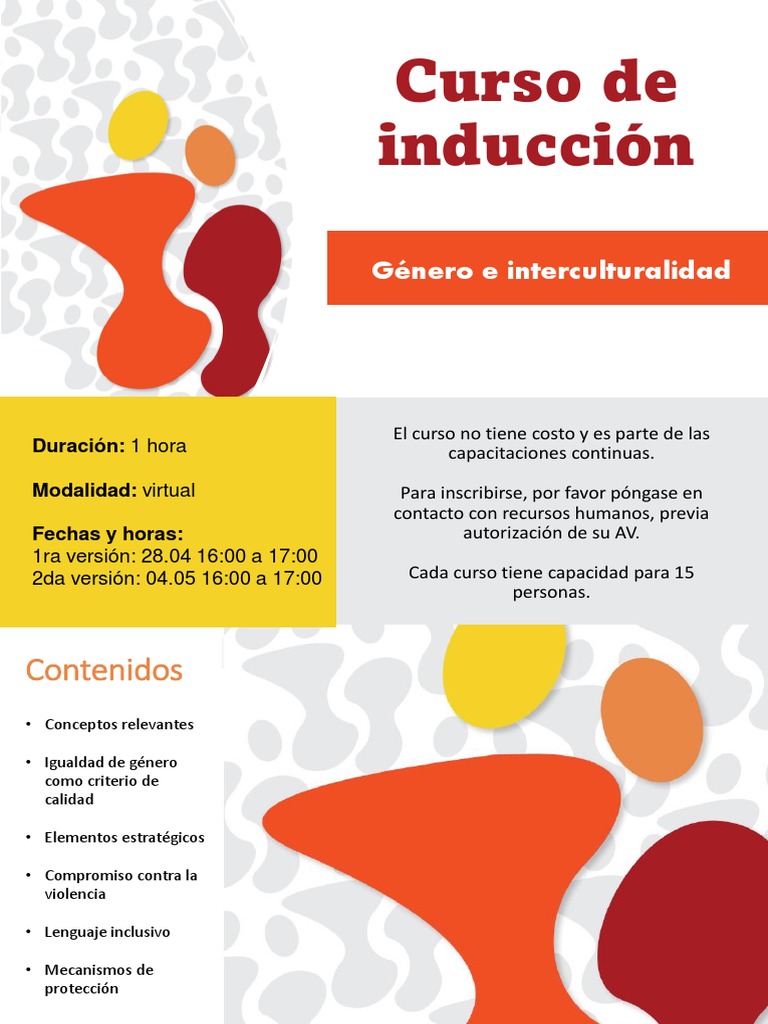 Póster Curso Inducción | PDF