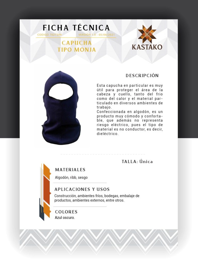Capucha Tipo Monja | PDF