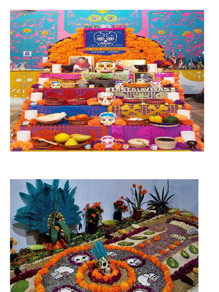 Ofrenda Azteca y Mictlán: Tradición y Cosmovisión | PDF | Libros para ...