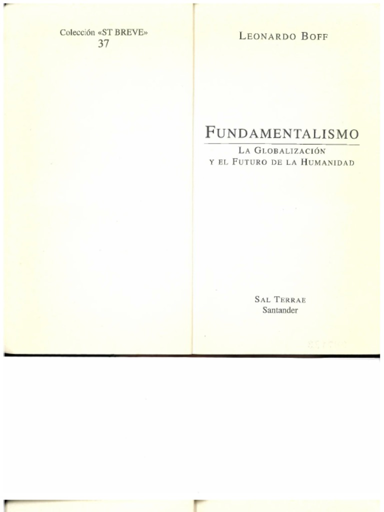Fundamentalismo | PDF