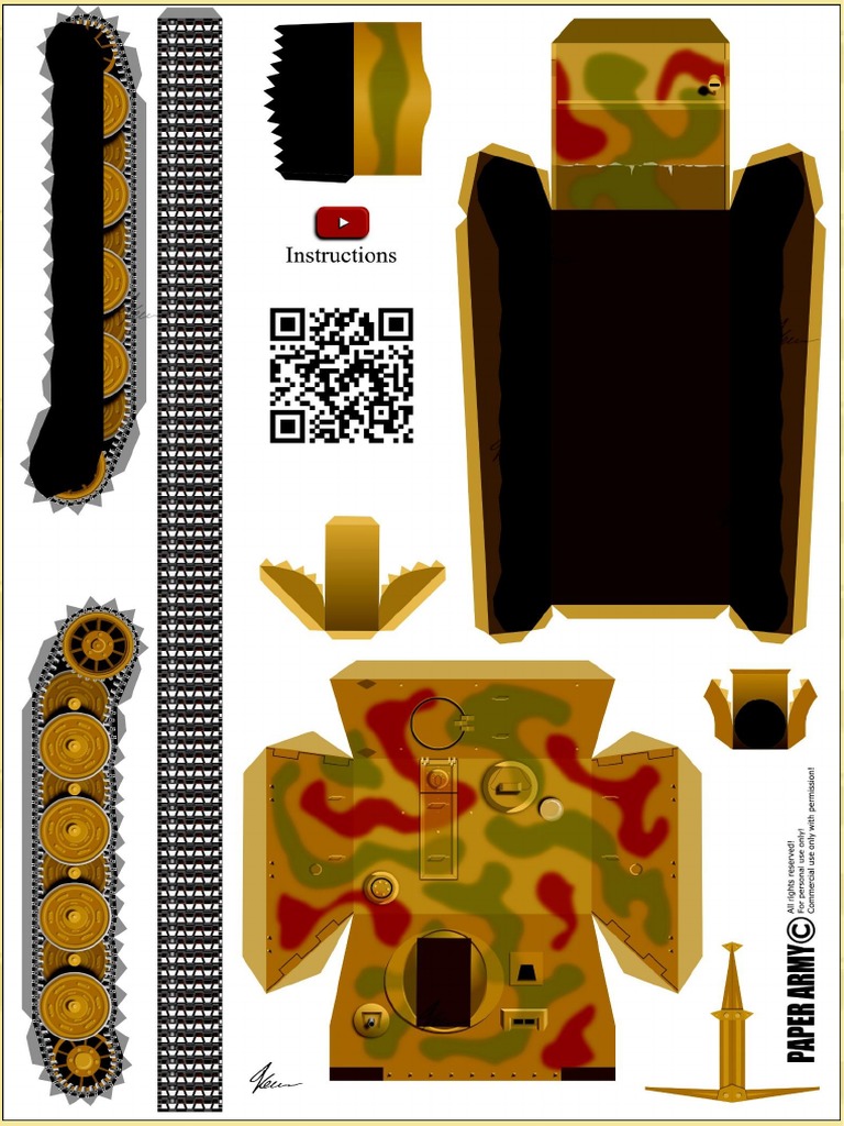 Paper Model Sturmtiger | PDF