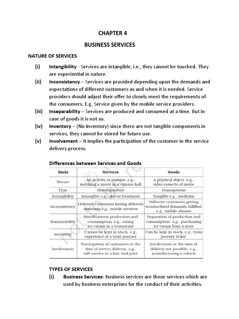 An Overview of Business Services Including Banking and Insurance | PDF ...