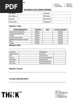 Site Survey Report Template | PDF | Surveying | Airport