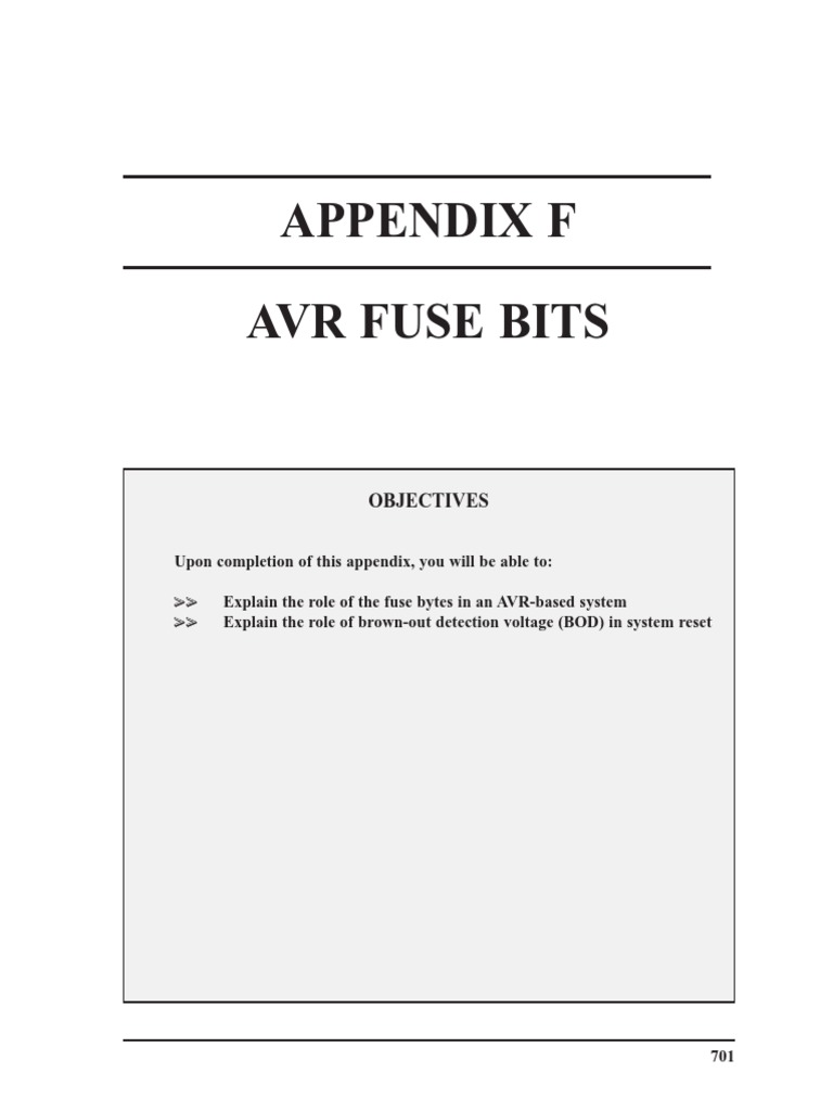 Configuring the Brown-Out Detector, Clock Sources, and Reset Delay of an AVR Microcontroller ...