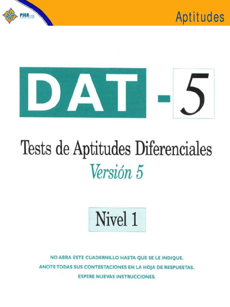 Dat 5 Cuadernilo Hoja de Respuesta | PDF