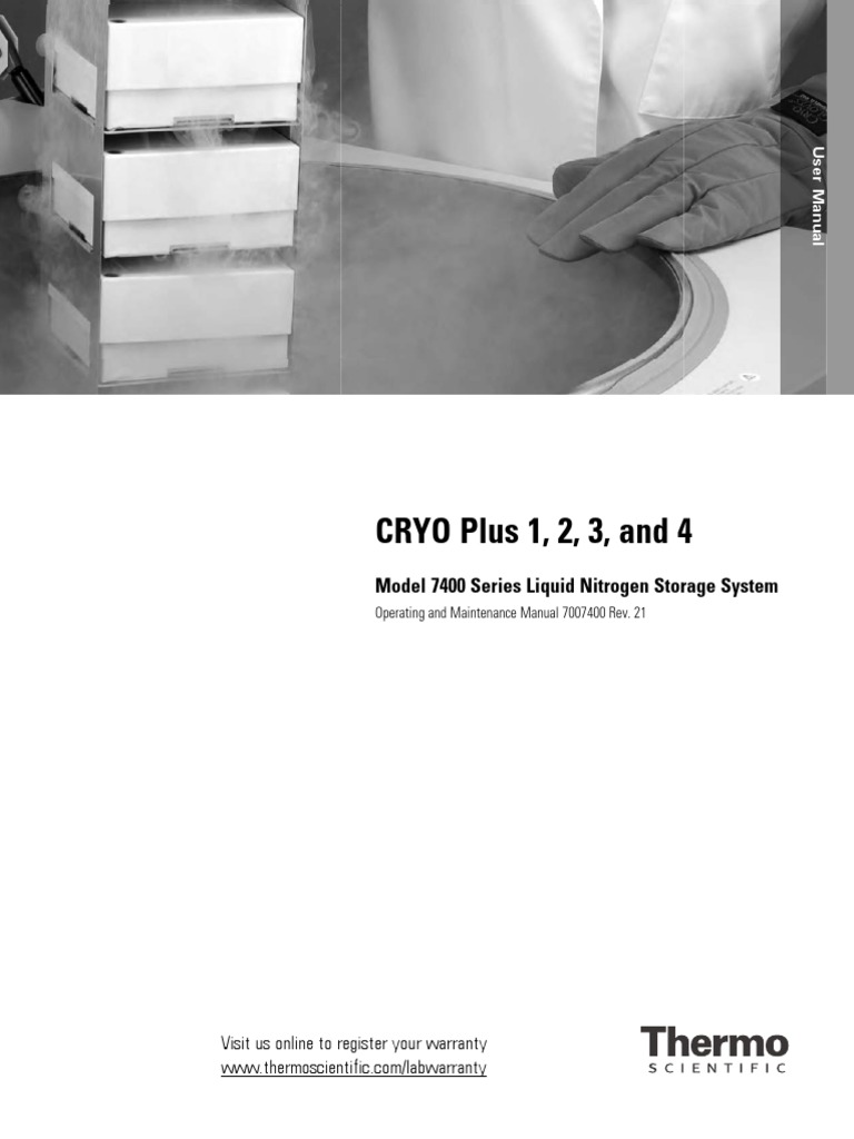 Manual de Usuário - Manual Cryoplus 4 | PDF | Manufactured Goods ...
