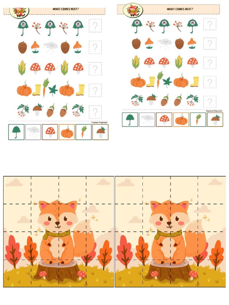 Activida Otoño Matemática Series | PDF