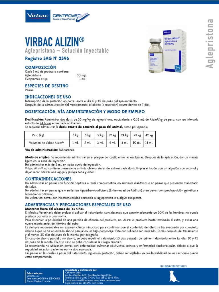 FT Virbac Alizin | PDF