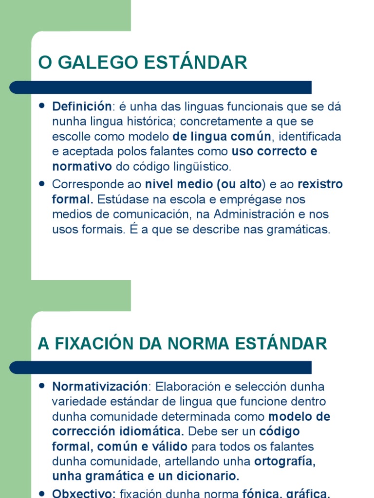 Galego Estándar | PDF