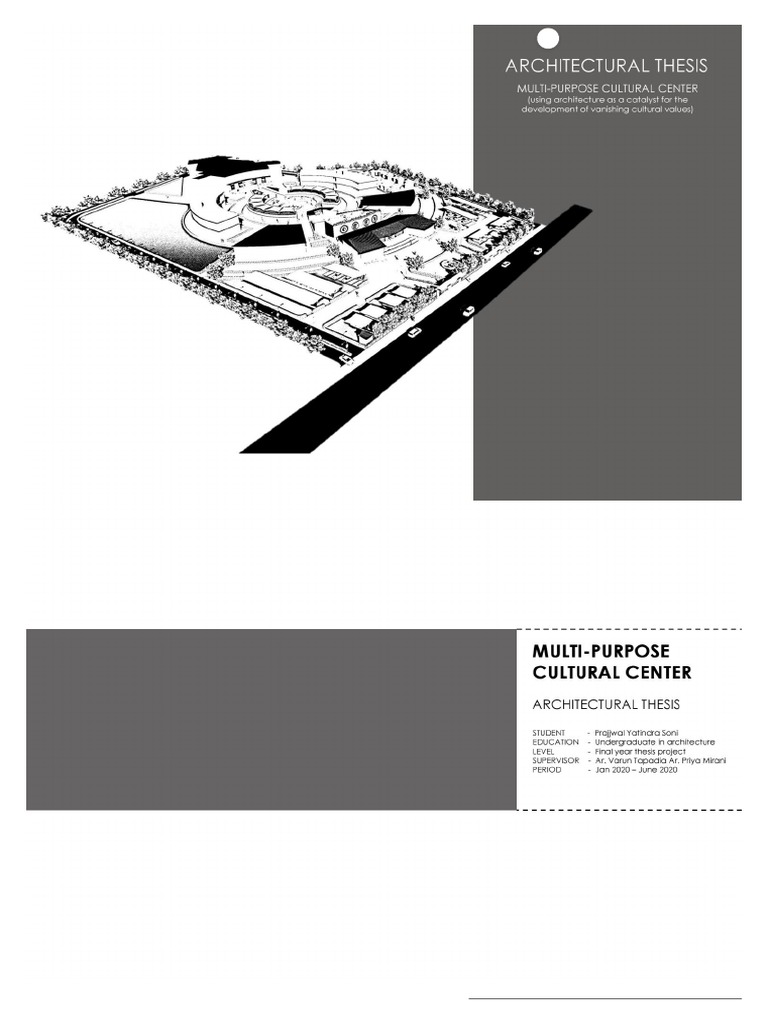 Architectural thesis on multipurpose cultural center _ Vebuka.com | PDF