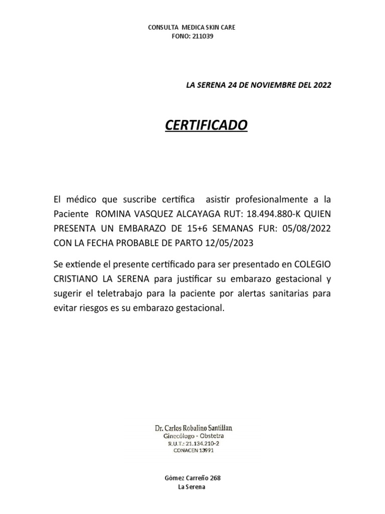 Certificado Alejandra | PDF