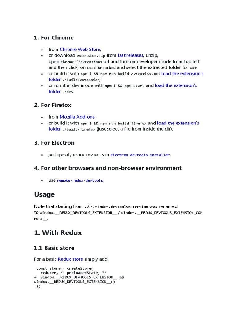 Redux Devtools | PDF | Microsoft Windows | Computing
