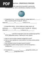 Zadaci Za Ispitivanje Znanja Iz Geografije | PDF