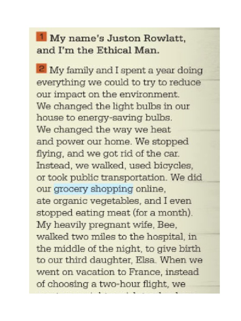 Ethical Man - Reading | PDF