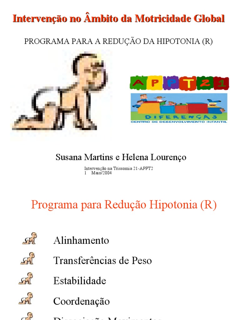 Programa de Intervenção para Hipotonia | PDF | Autoajuda | Bem-estar