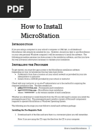 MicroStation Student Manual | PDF | Menu (Computing) | Computer File