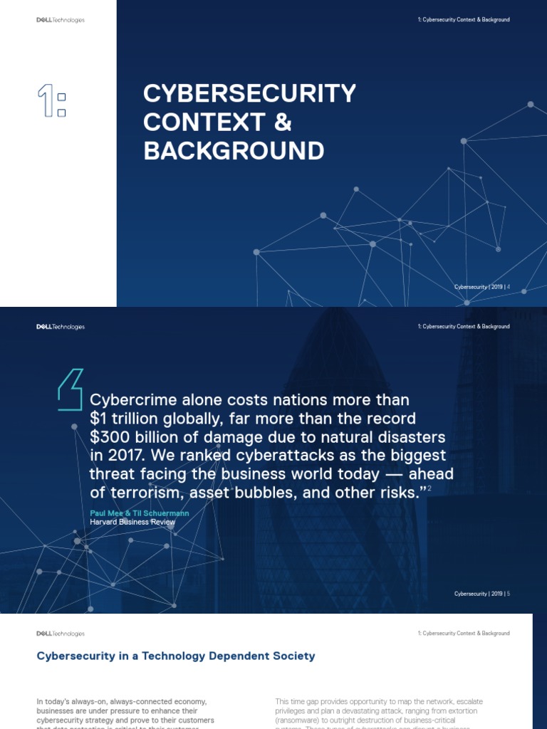 Dell Cybersecurity Context | PDF | Security | Computer Security