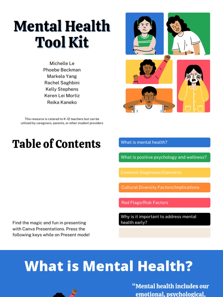 Mental Health Toolkit | PDF | Anxiety | Mental Disorder