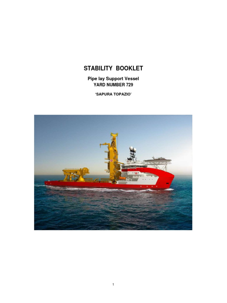 728-019-32-003 Stability Booklet - Compressed | PDF | Naval ...