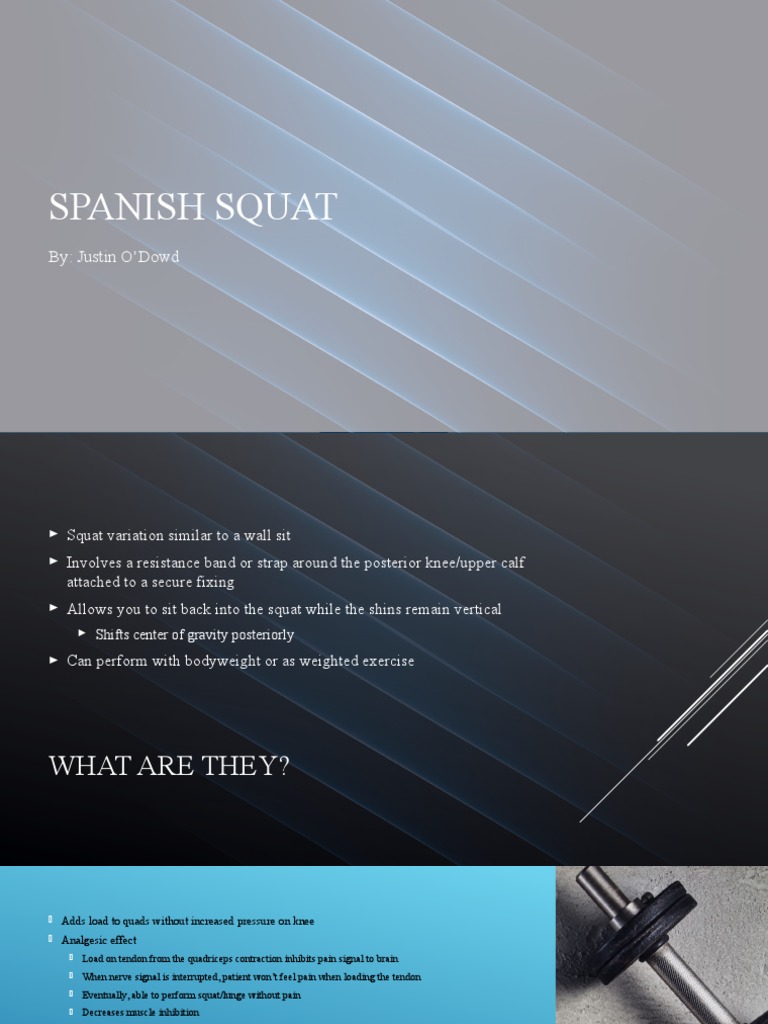 Spanish Squat | PDF | Knee | Clinical Medicine