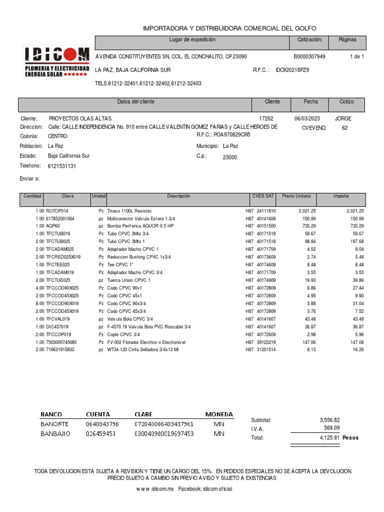 Reporte de Emisión de Documentos | PDF
