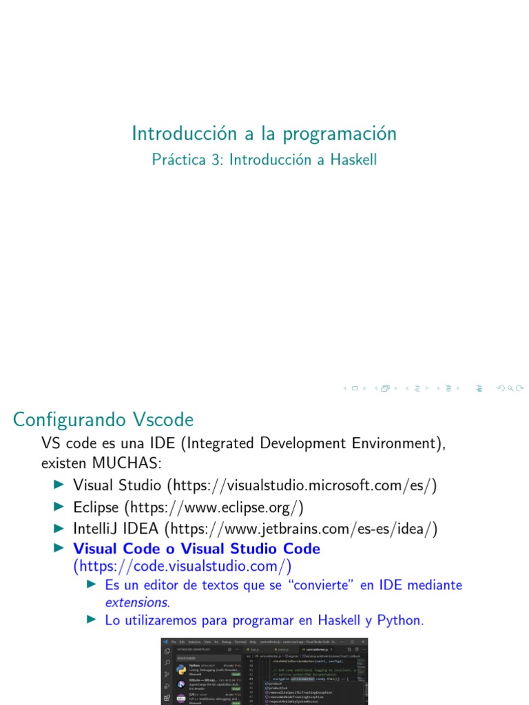 Guia Taller Haskell | PDF | Entorno de desarrollo integrado | Interfaz ... Guia Taller Haskell | PDF | Entorno de desarrollo integrado | Interfaz ...