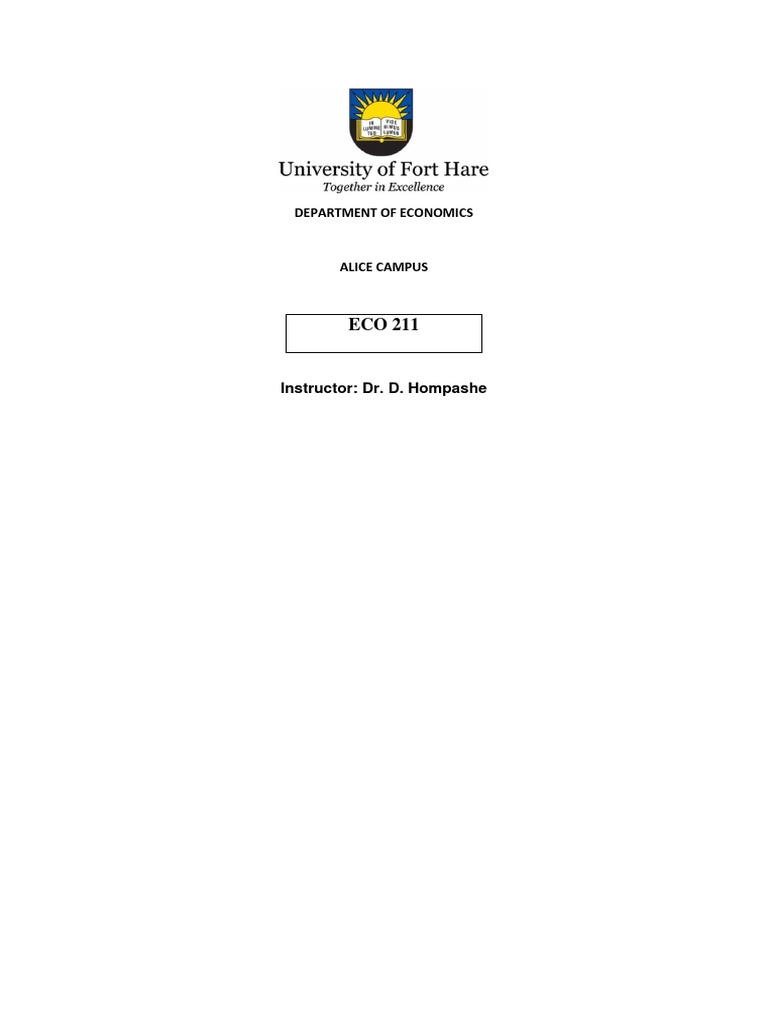 Lecture Notes On General Equilibrium Analysis and Resource Allocation ...