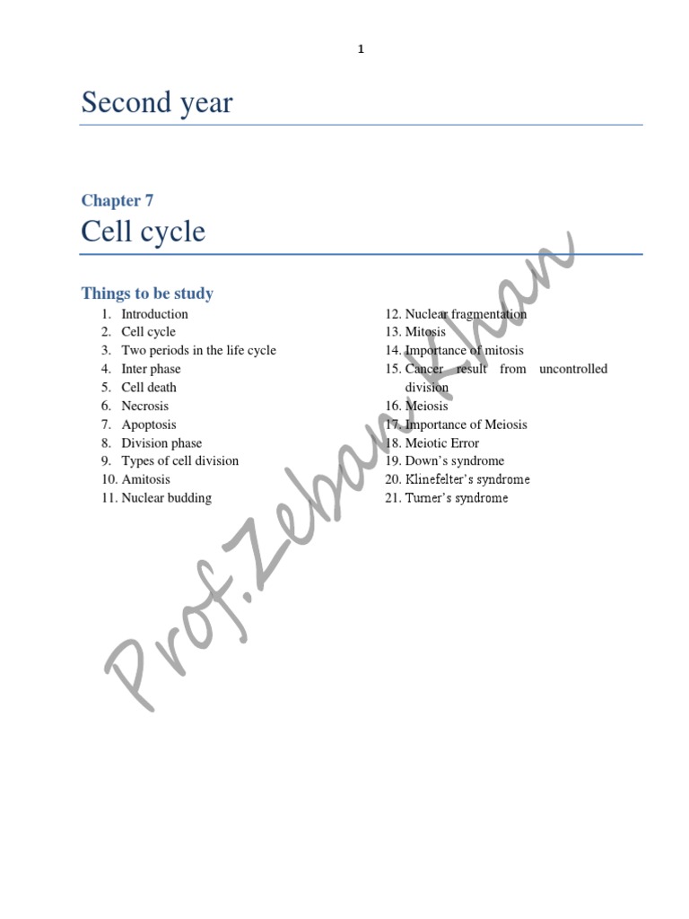 Cell Cycle Pdf Download Free Pdf Meiosis Mitosis