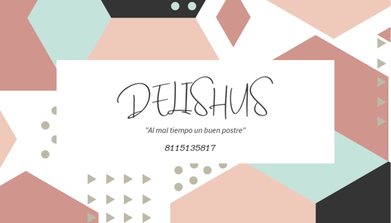 Delishus: "Al Mal Tiempo Un Buen Postre" | PDF