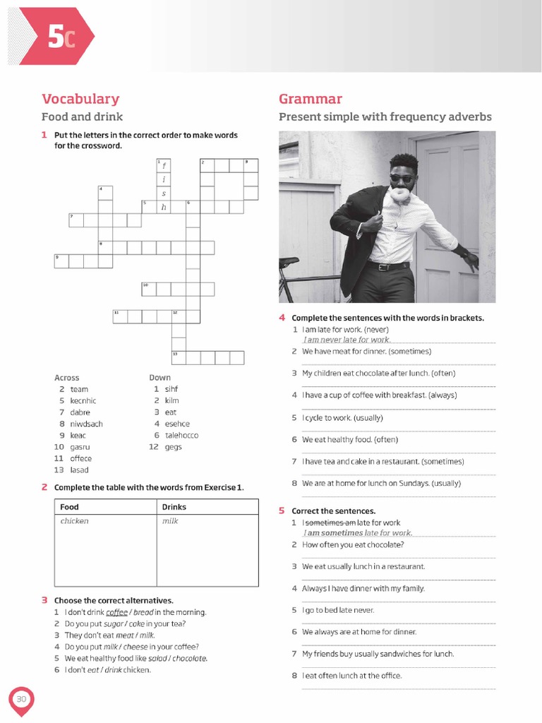 English - Exercices A1 | PDF