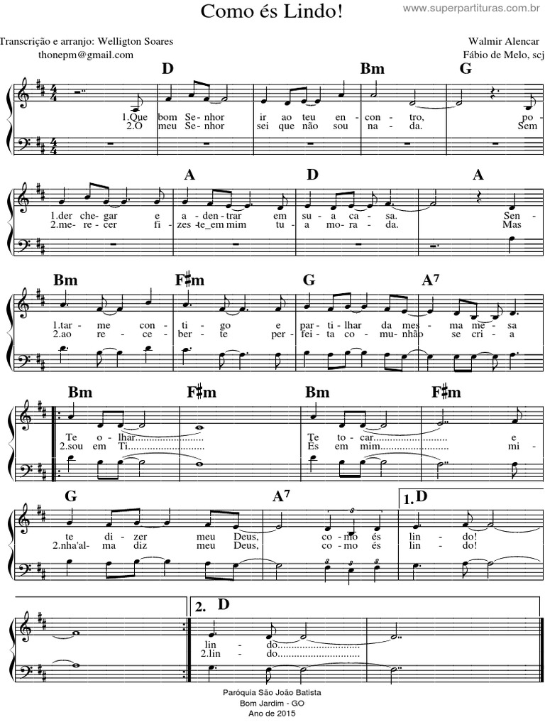 Como És Lindo | PDF