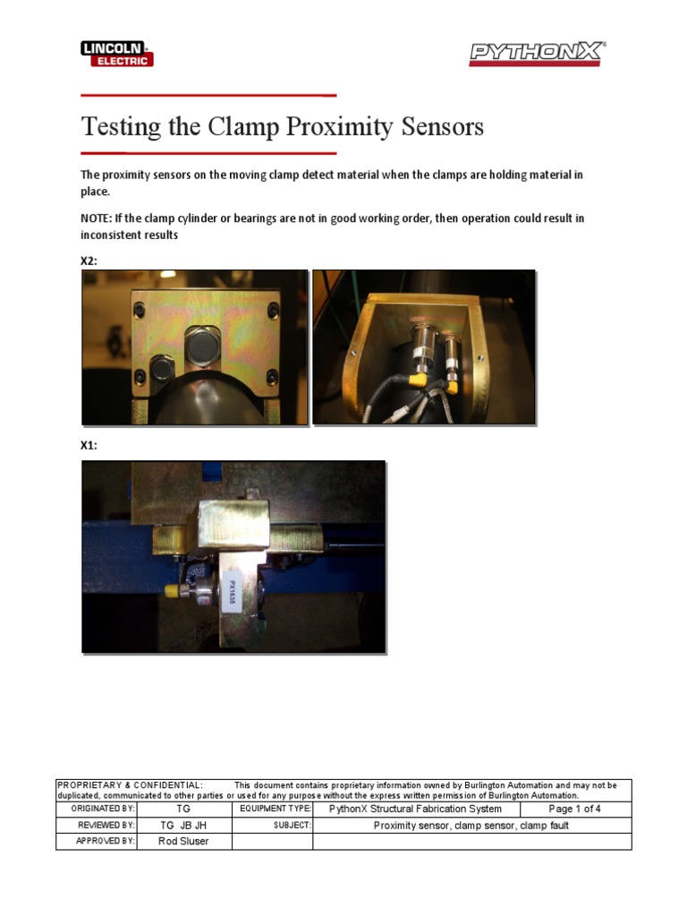 2021-12-Clamp Proximity Sensor Testing | PDF | Sensor | Computer ...