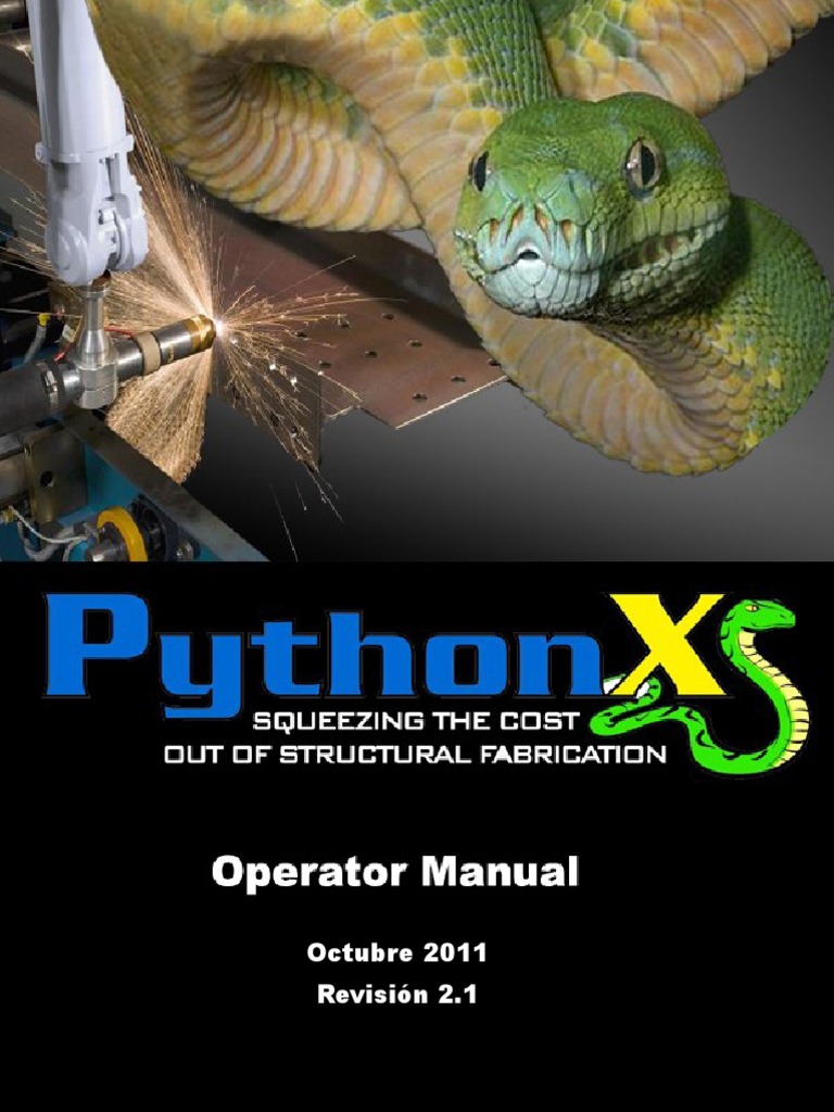 PythonX Manual Del Operador B | PDF | Velocidad | Gases
