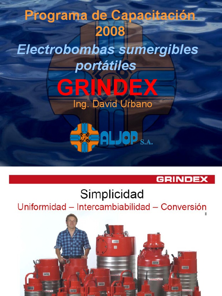 Bombas GRINDEX 2008 | PDF | Bomba | Agua