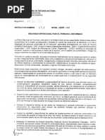 Orden Difundir Instrucciones de Seguridad Operacional Instructivo No ...