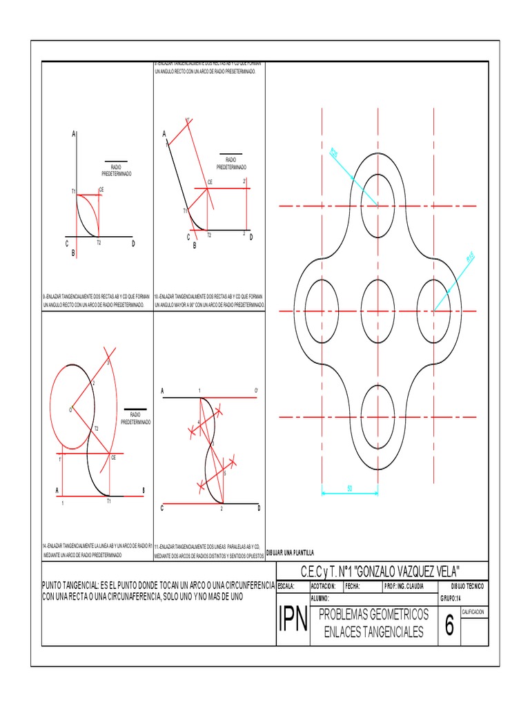 3-PROB-GEOM-aplicacion-1al4 V12-GRUPO-3IM25-Model | PDF | Geometría Elemental | Geometría