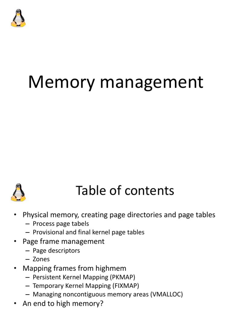 Linux Kernel Memory Management | PDF | Pointer (Computer Programming) | 64 Bit Computing