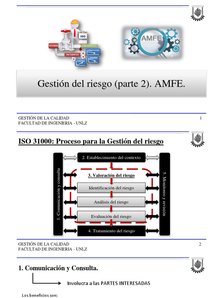 Gestión Del Riesgo Parte 2 - AMFE | PDF | Riesgo | Gestión de la calidad