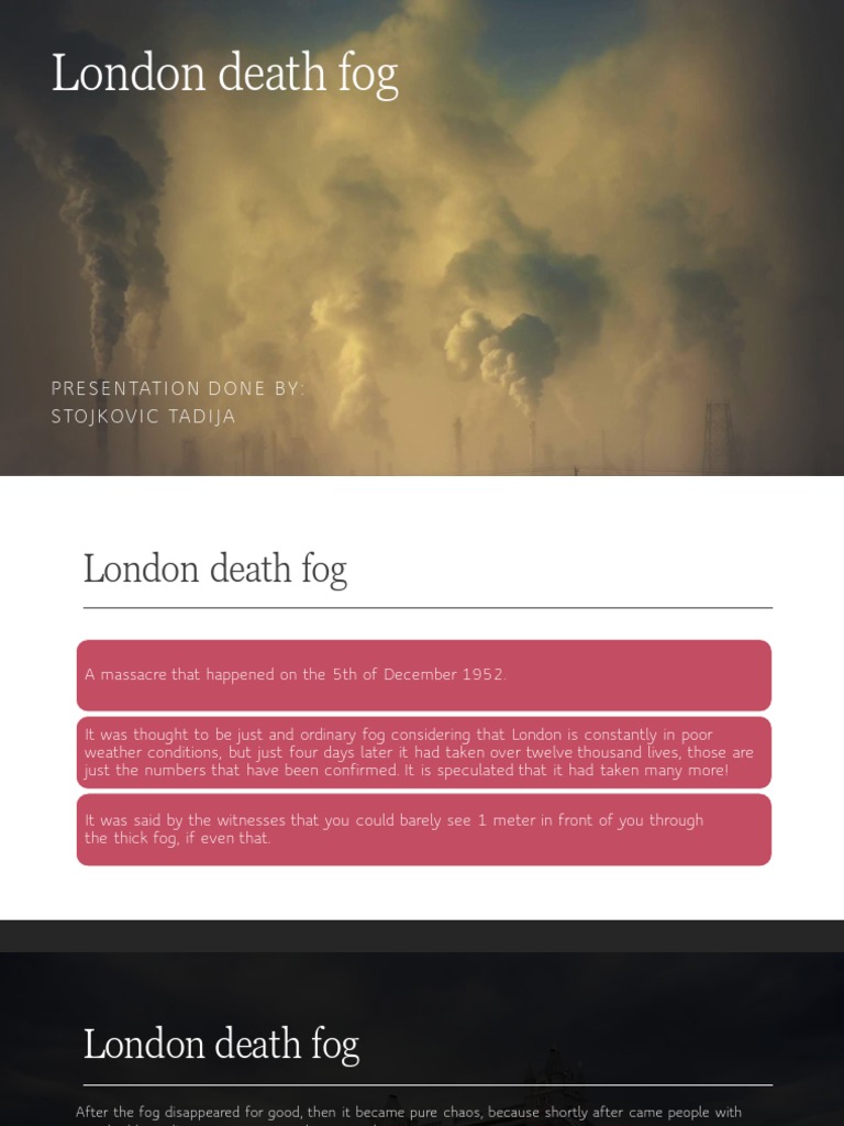 London death fog: 12,000 lives lost in 1952 | PDF | Smog | Nature